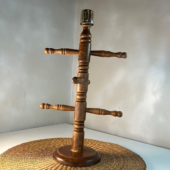 Vintage | Accents | Vintage Mid Century Modern Farmhouse Wooden Mug ...